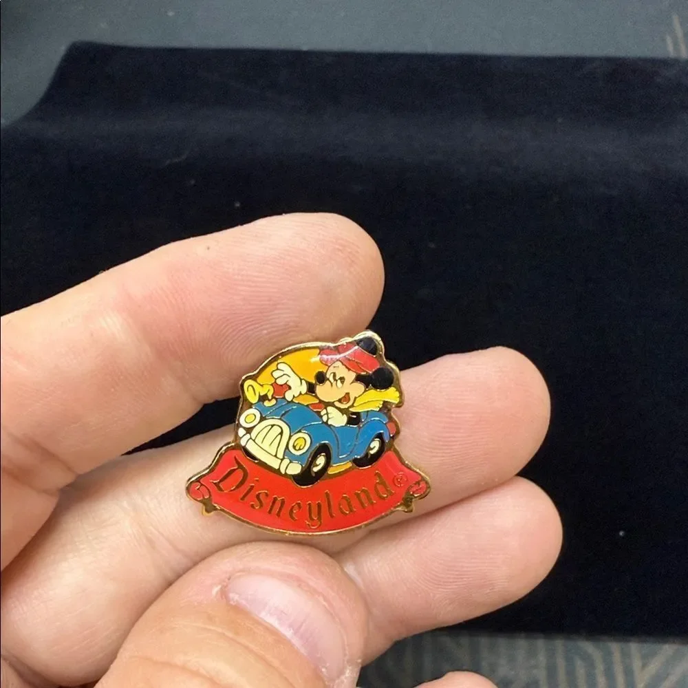Disney | Jewelry | Disneyland Mickey Mouse Pin Red Blue And Yellow ...